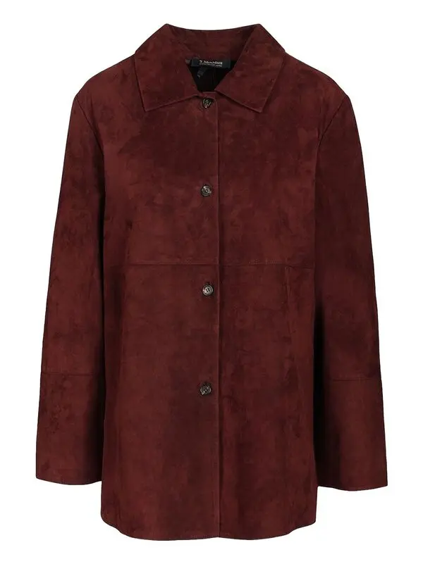 Max Mara Leather Jacket - Multicolor