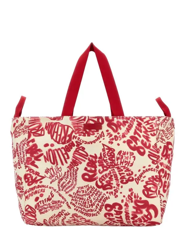 Dsquared2 Printed Canvas Shopping Bag - Multicolor