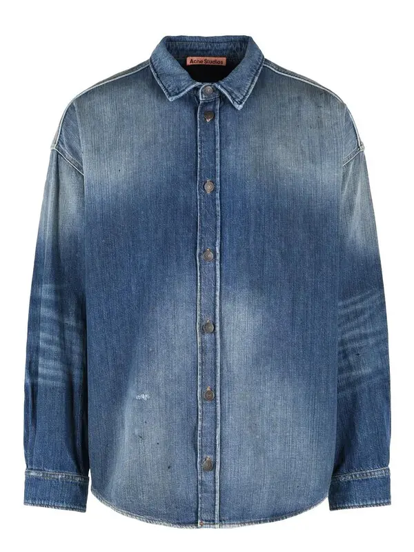 Acne Studios Cotton Shirt - Blue