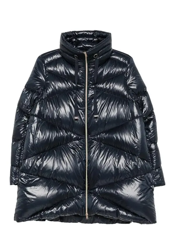 Herno Coats Single Breasted Coats - Blue