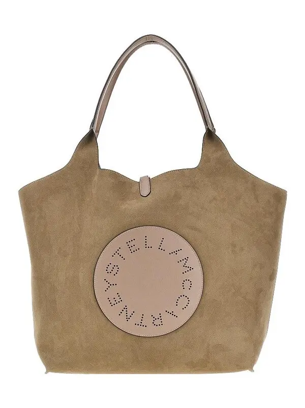 Stella McCartney Vegan Leather Reversible Tote Bag - Brown