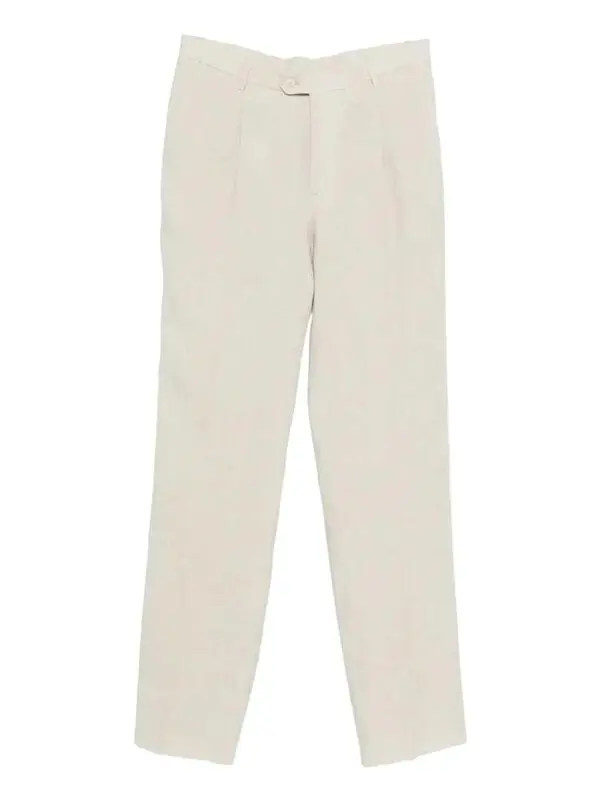 Etro Pleated Trousers With Belt Loops - Multicolor