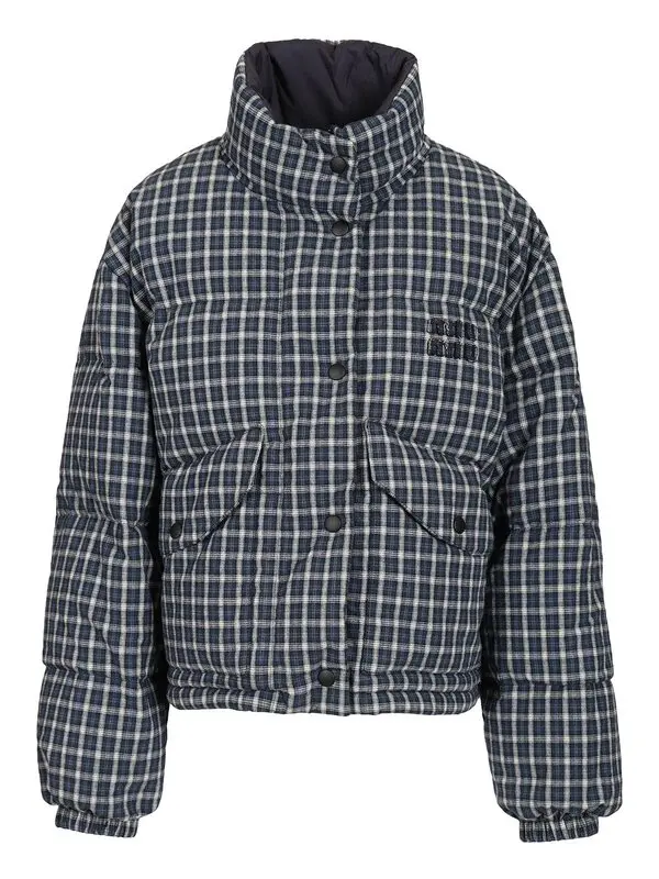 Miu Miu Reversible Down Jacket - Blue