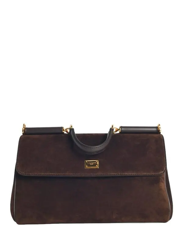Dolce & Gabbana Sicily Leather Bag - Brown