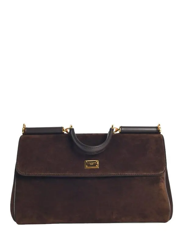 Dolce & Gabbana Sicily Leather Bag - Brown