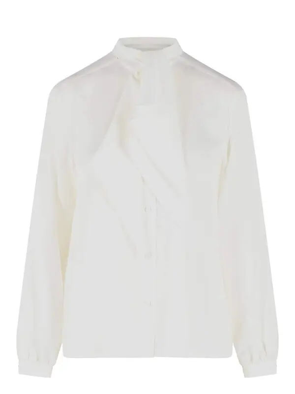 Max Mara Leccio Silk Blouse - White