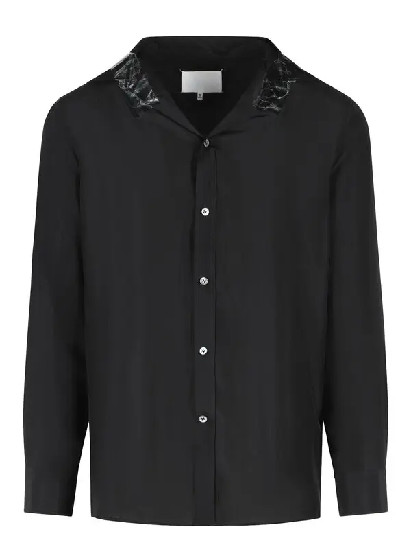 MAISON MARGIELA Silk Shirt - Black
