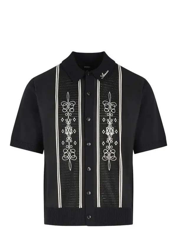 Amiri Virgin Wool Blend Sweater - Black
