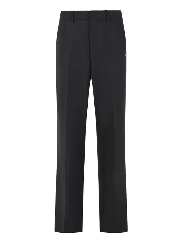Amiri Virgin Wool Blend Trousers - Black