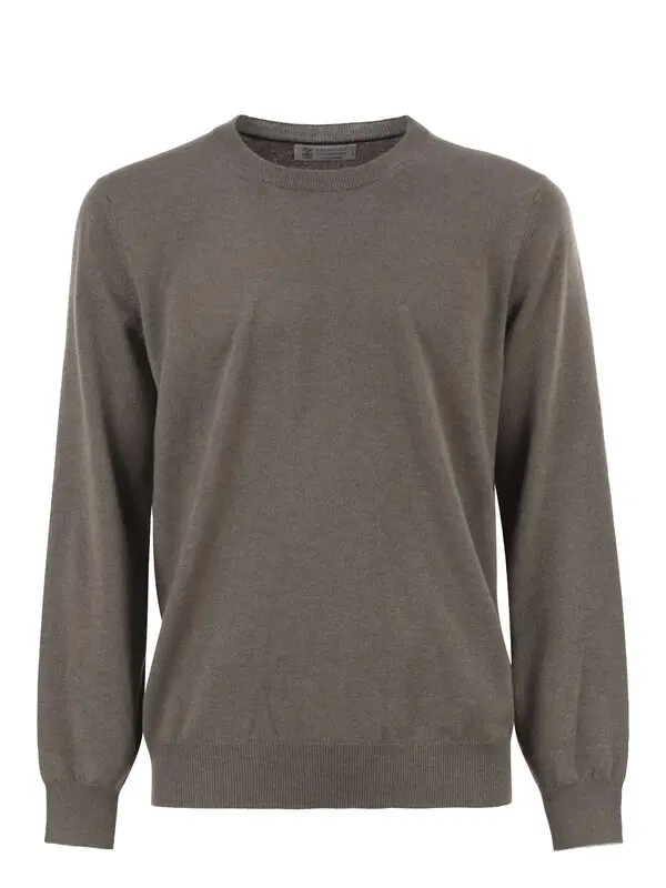 Brunello Cucinelli Pure Cashmere Crew-neck Sweater - Multicolor