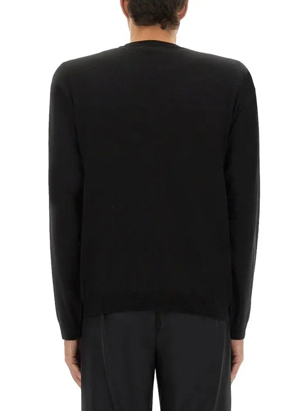 Moschino Wool And Silk Pullover - Black