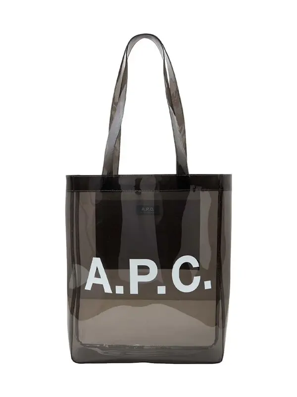 A.p.c. Lou Transparent Tote Bag - Gray