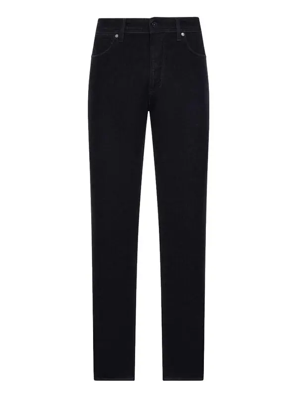 Stone Island Slim Jeans With Compass Logo - Black