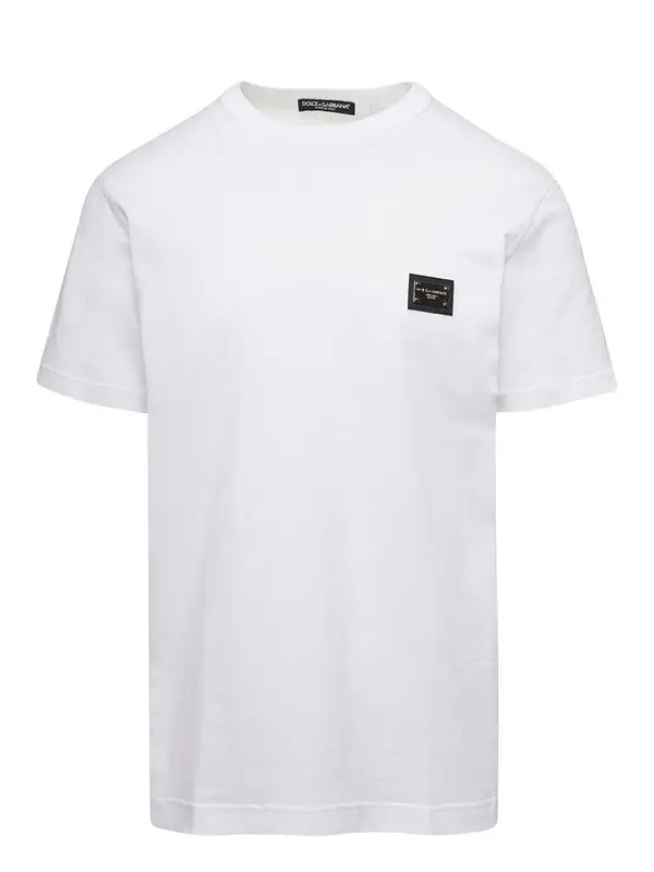 Dolce & Gabbana Crew Neck 'logo' T-shirt With Tag For - White