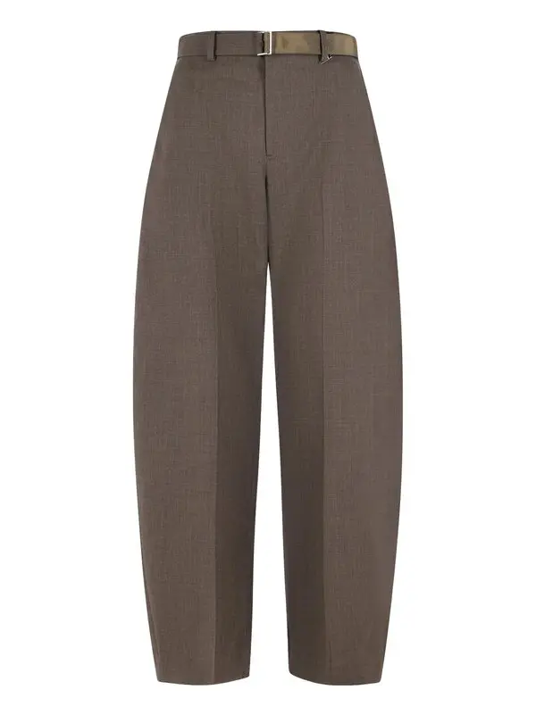 Sacai Wool Trousers - Brown