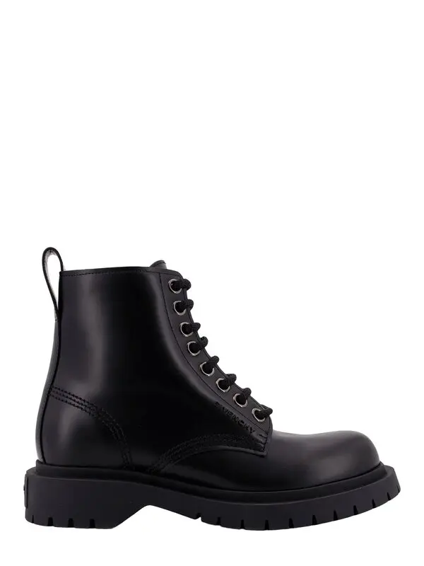 Givenchy Leather Ankle Boots - Black