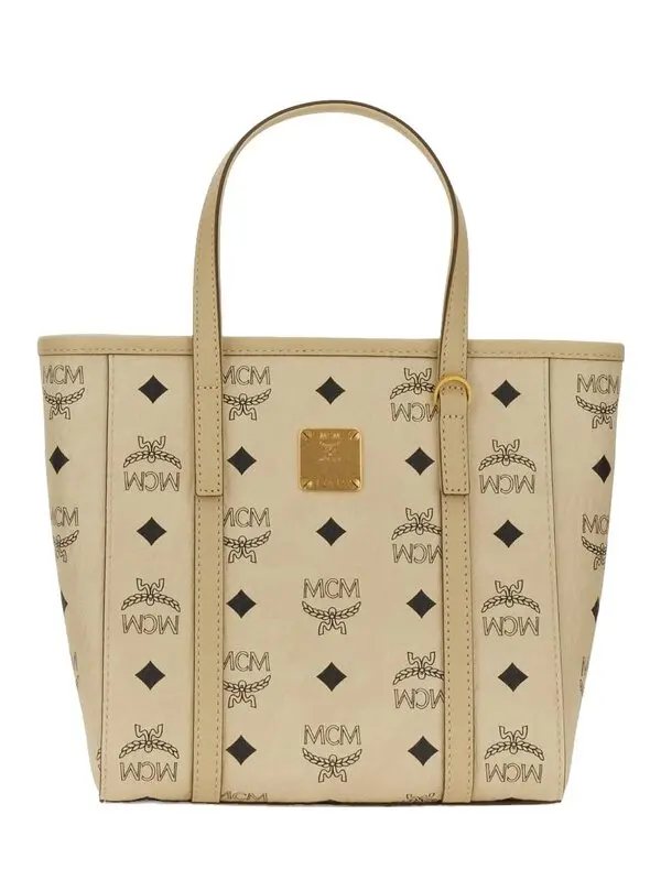 Mcm Borsa Shopper Toni Mini - Cream