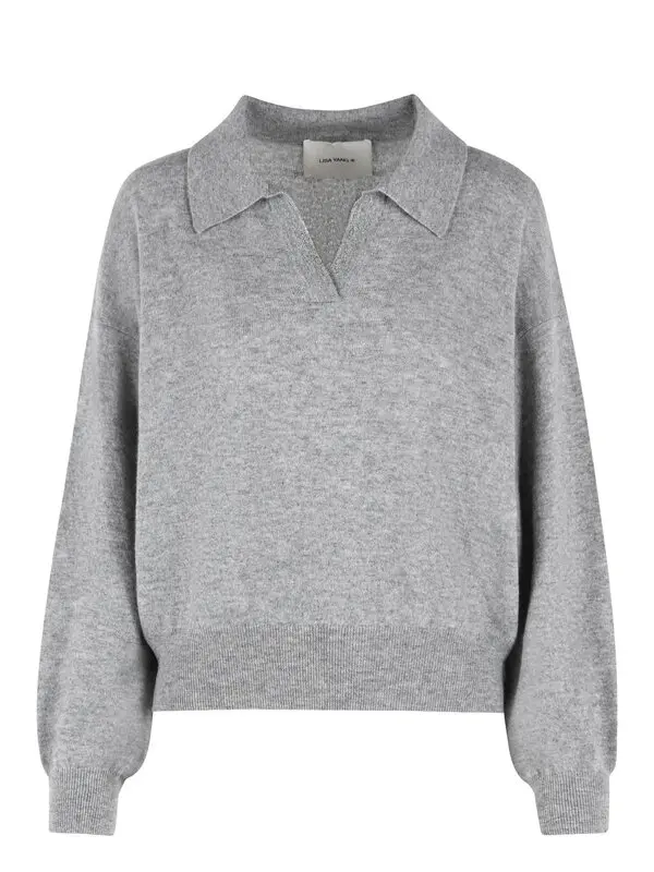 LISA YANG Katriel Cashmere Sweater - Gray
