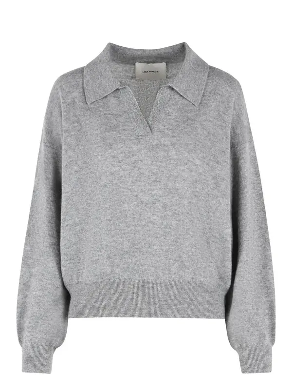 LISA YANG Katriel Cashmere Sweater - Gray