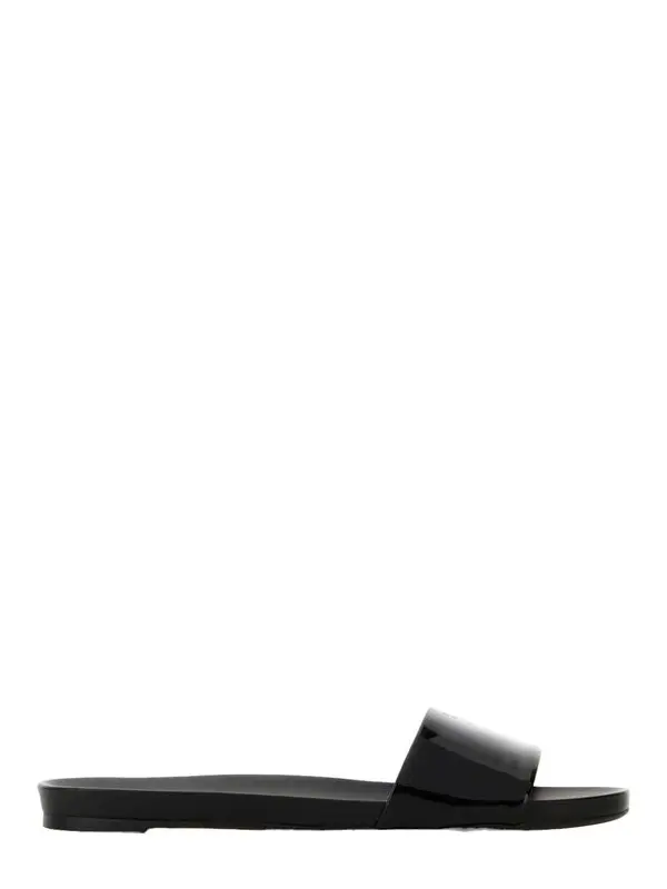 Prada Leather Slippers - Black