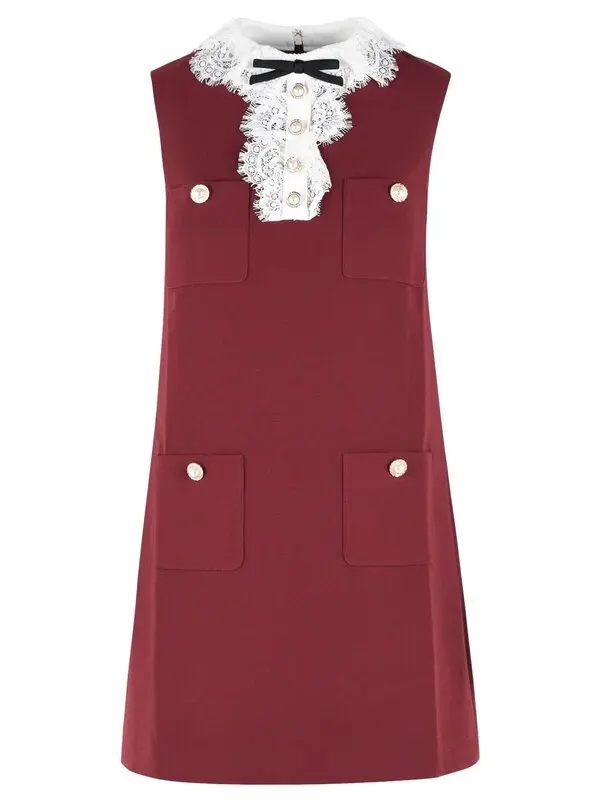 SELF-PORTRAIT Polyester Crêpe Mini Dress - Multicolor