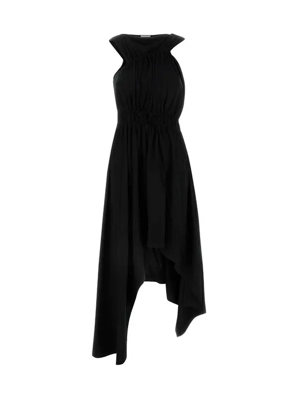 Alexander McQueen Cotton Jersey Dress - Black
