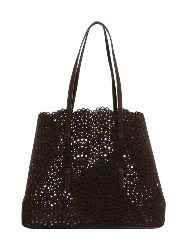 Alaïa Large Mina Bag - Brown