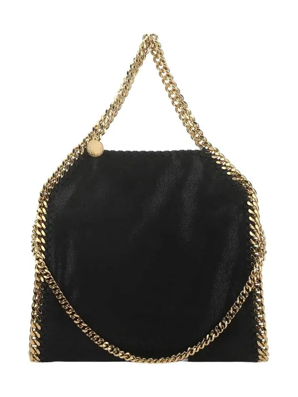 Stella McCartney Shaggy Deer Mini Falabella Handbag - Black