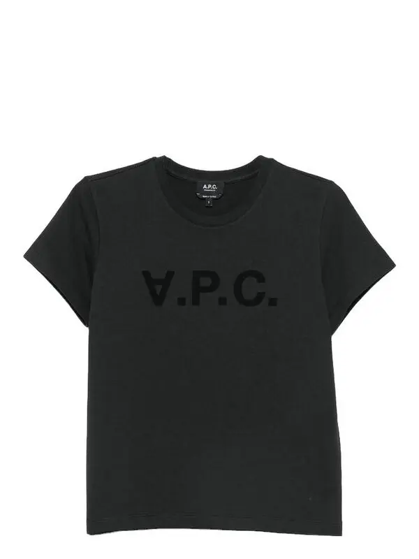 A.p.c. Organic Cotton Slim Fit T-shirt - Black