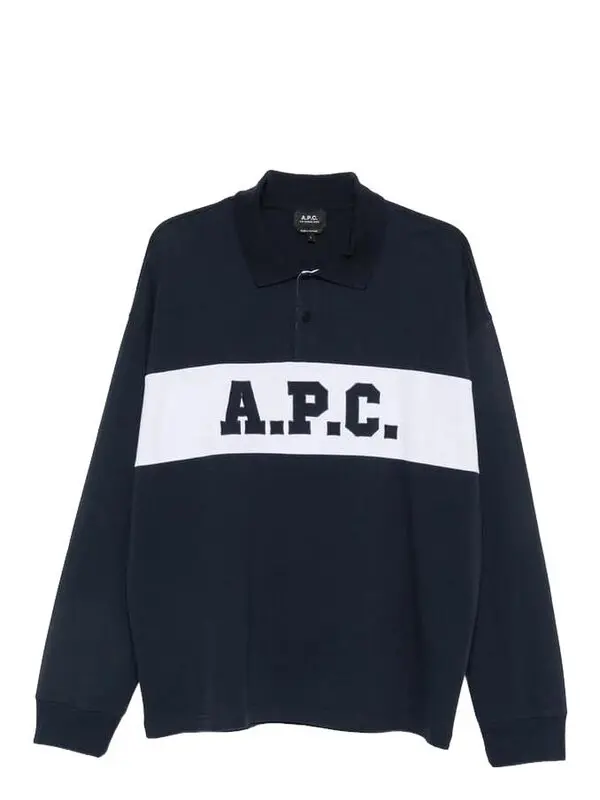 A.p.c. Polo Shirts - Blue