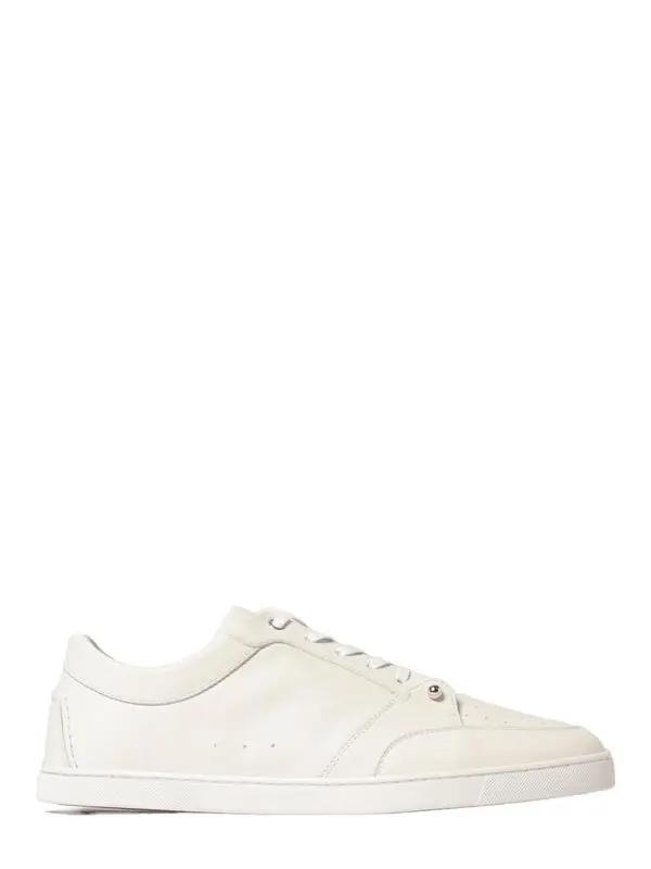 CHRISTIAN LOUBOUTIN Chambelisneak Calf Leather Sneakers - White