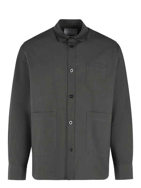 Sacai Typewriter' Cotton Shirt - Green