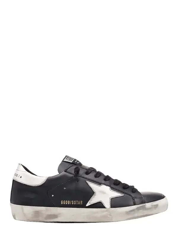 GOLDEN GOOSE Super Star Sneakers - Black