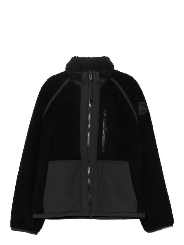 Canada Goose Padded Zip Up Jacket - Black
