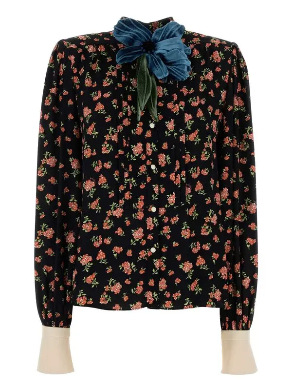 Valentino Garavani Printed Crepe Shirt - Multicolor