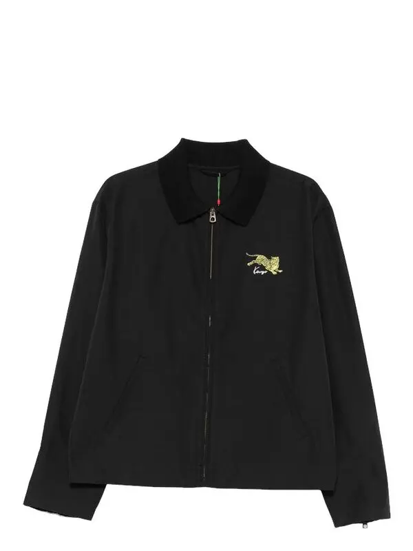 Kenzo Embroidered Tiger Lightweight Jacket - Black