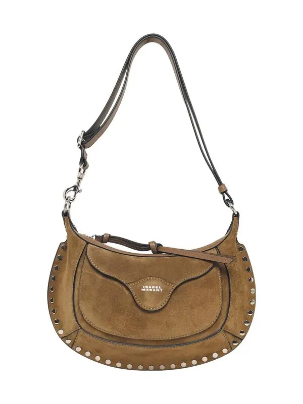 Isabel Marant Étoile Oskan Moon Suede Bag - Cream
