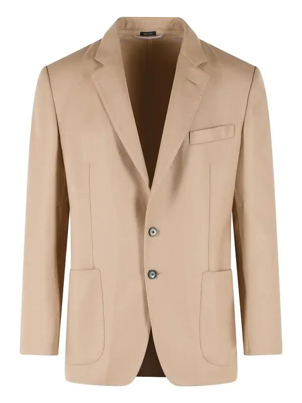 TOM FORD Light Wool Jacket - Brown