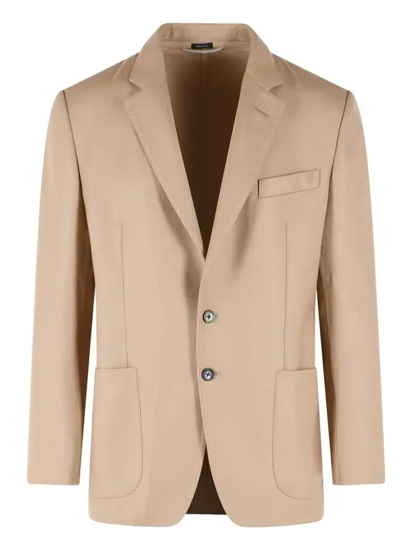 TOM FORD Light Wool Jacket - Brown