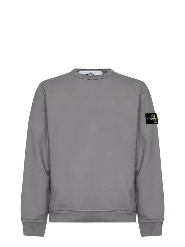 Stone Island Organic Stretch Cotton Crewneck Sweatshirt - Multicolor