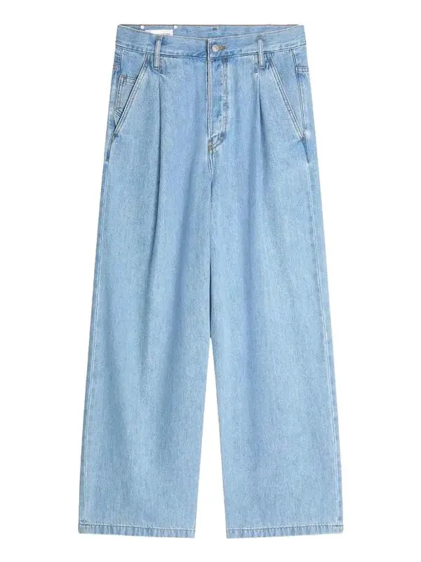 Dries Van Noten Pleated Jeans - Blue