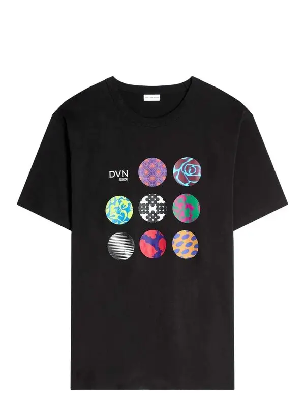 Dries Van Noten Printed T-shirt - Black