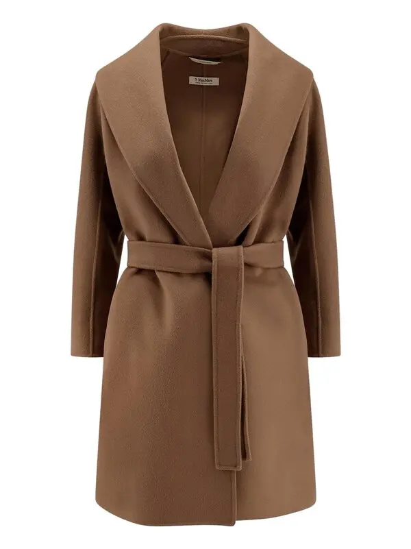 Max Mara Messi Virgin Wool Coat - Multicolor