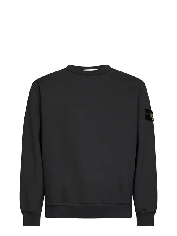 Stone Island Organic Stretch Cotton Crewneck Sweatshirt - Multicolor