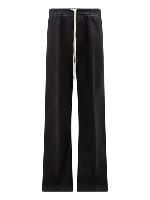 Rick Owens Dietrich Cotton Trousers - Black