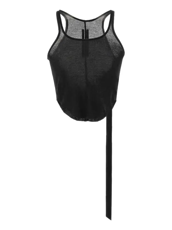 Rick Owens Sleeveless Crop Top - Black