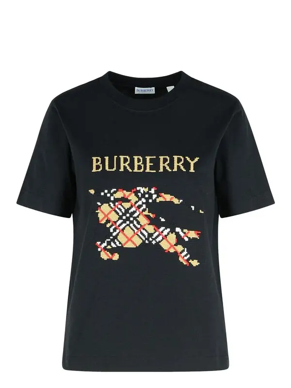 Burberry Frankie Cotton T-shirt - Black
