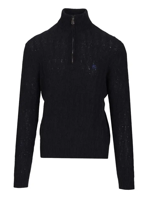Etro Cashmere Turtlenceck - Blue
