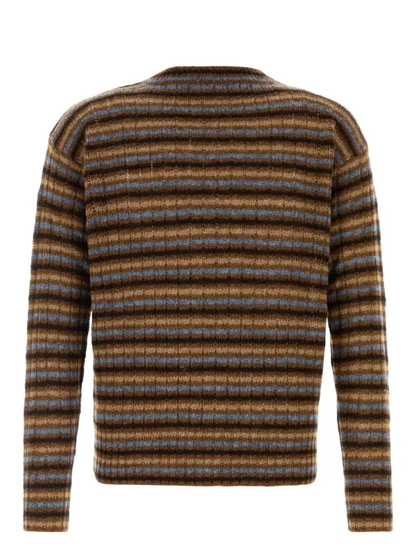 Prada Striped Wool Sweater - Multicolor