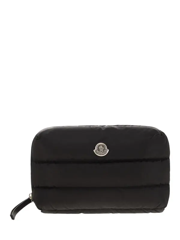 Moncler Caradoc Quilted Beauty Case - Black